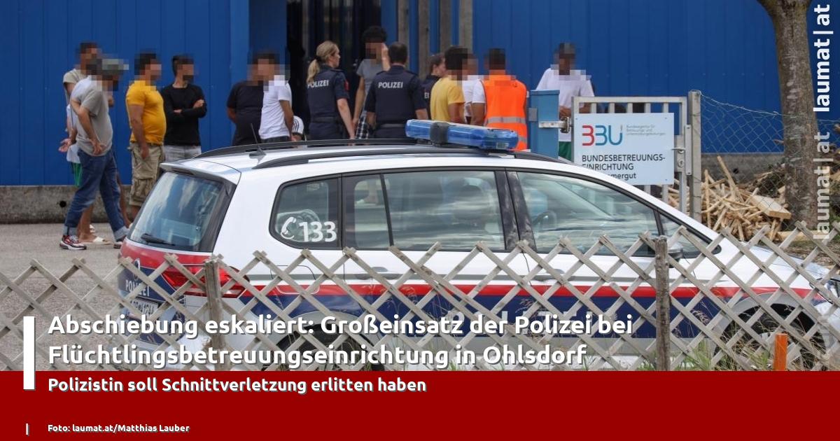 Abschiebung eskaliert: Großeinsatz der Polizei bei ...